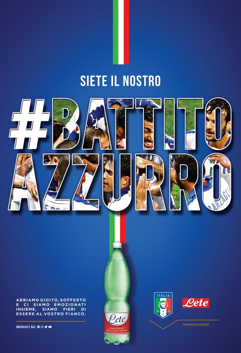 NAZIONALE DI CALCIO ITALIANA - Acqua Lete